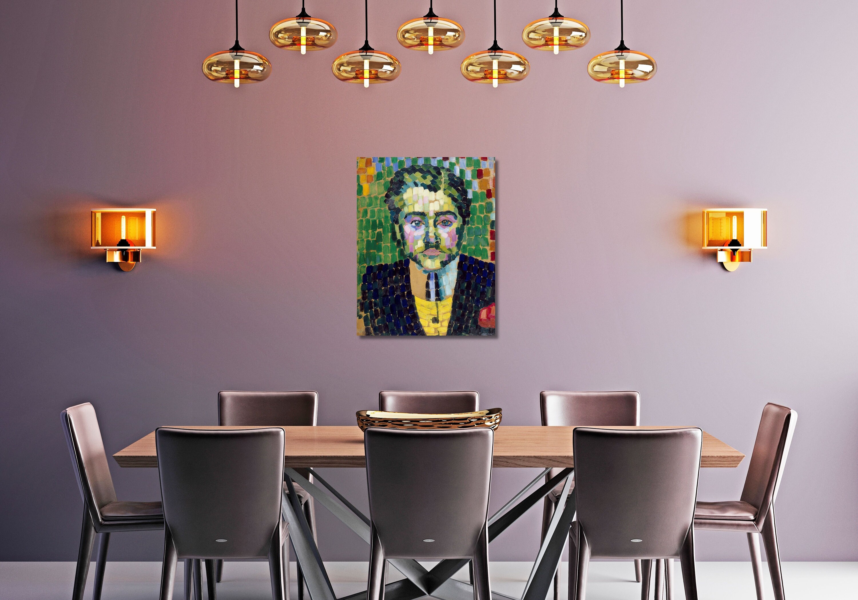 Jean Metzinger Robert Delaunay Portrait, Canvas Wall Art - Etsy
