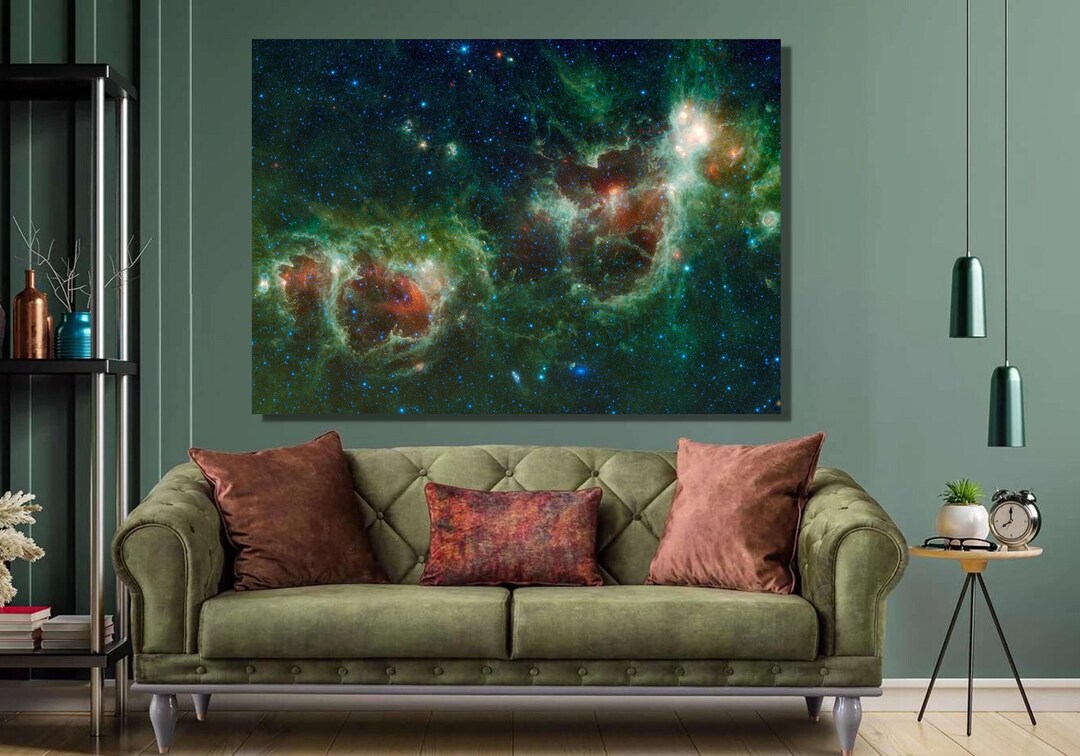 NASA Images Poster, Heart and Soul Nebula Poster,hubble Space Telescope ...