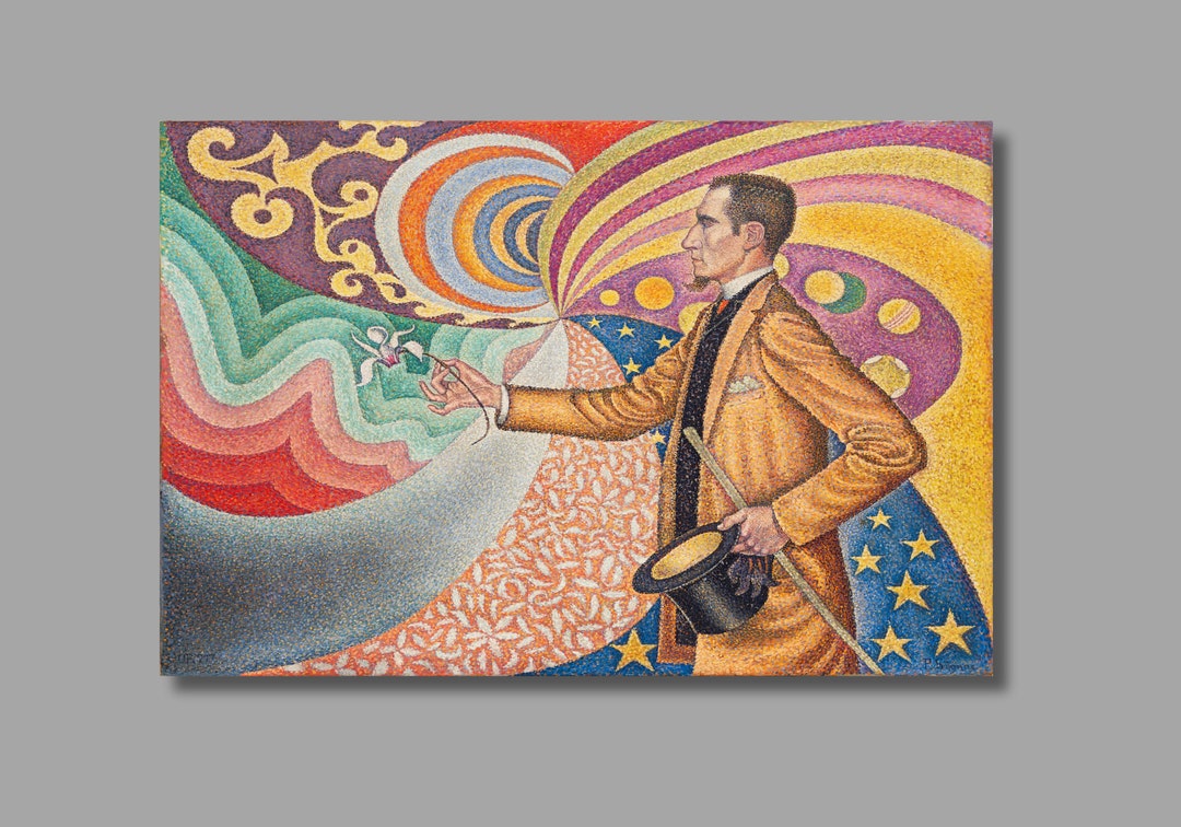 Paul Signac Portrait De Félix Fénéon Art Print, Paul Signac Canvas Wall ...
