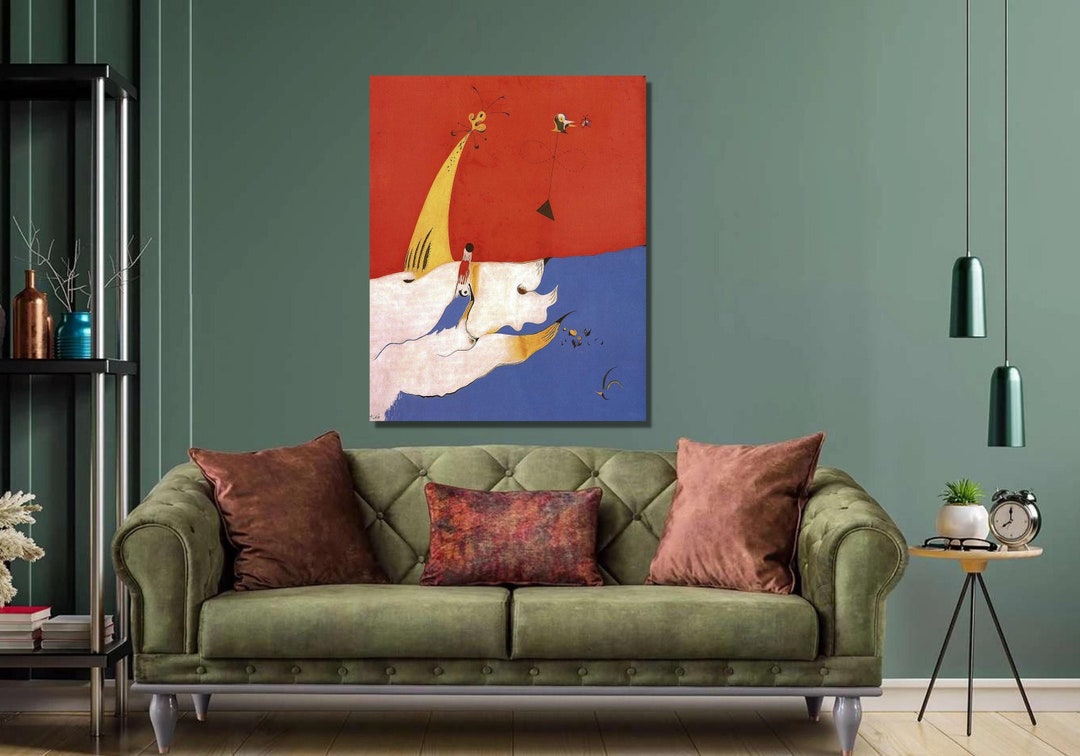 Joan Miro ,joan Miro Landscape Art Print,joan Miró Canvas Wall Art ...