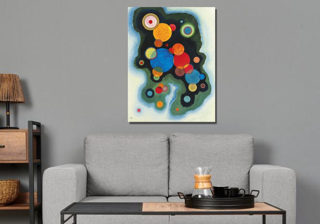 Wassily Kandinsky Deepened Impulse Art Print,wassily Kandinsky Canvas Wall Art, Canvas Print ...