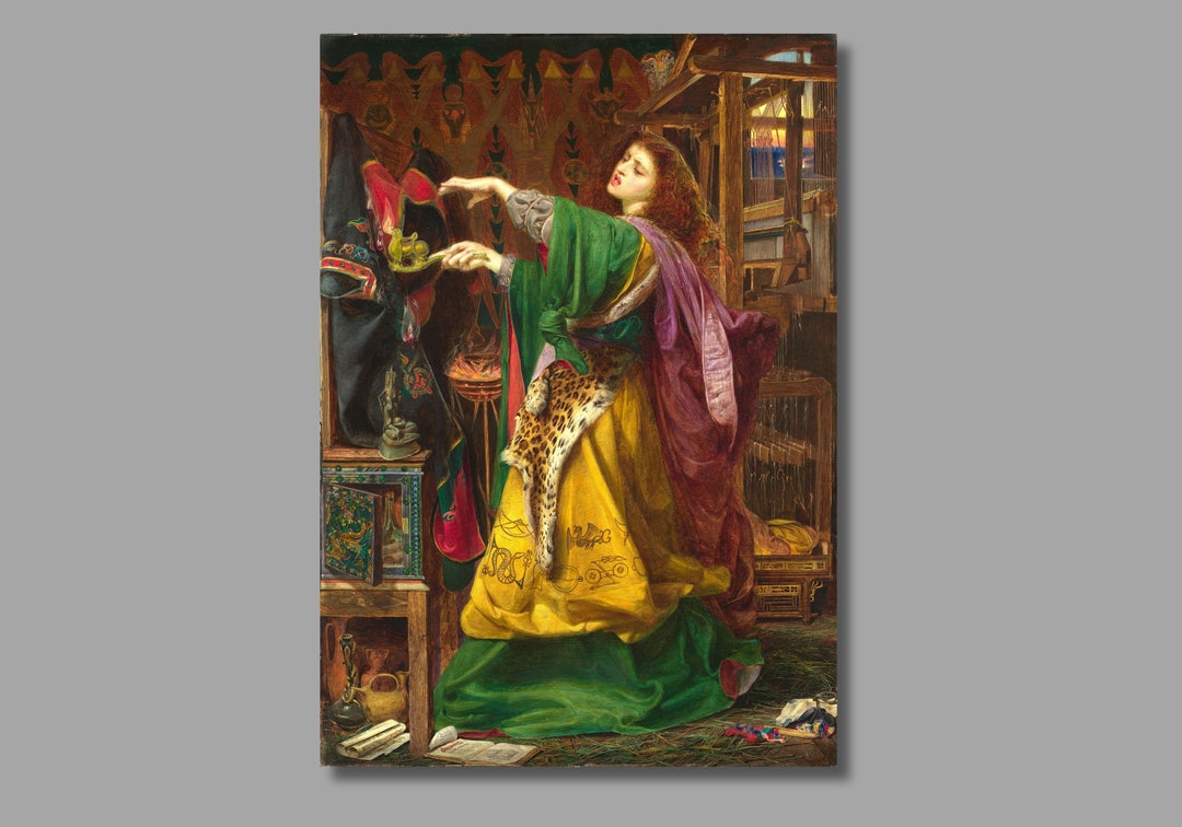 Frederick Sandys Morgan Le Fay Canvas Art Print - Etsy