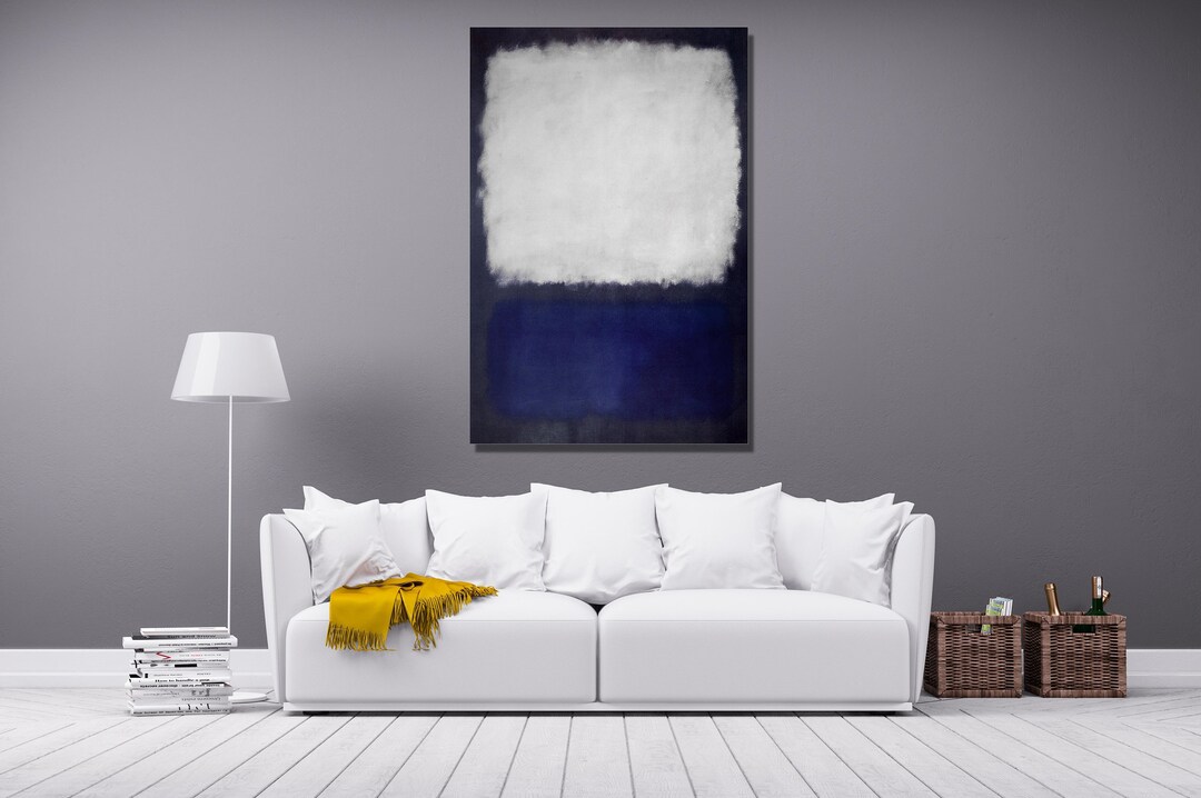 Mark Rothko Blue and Grey 1962 Art Print,rothko Canvas, Reproduction ...