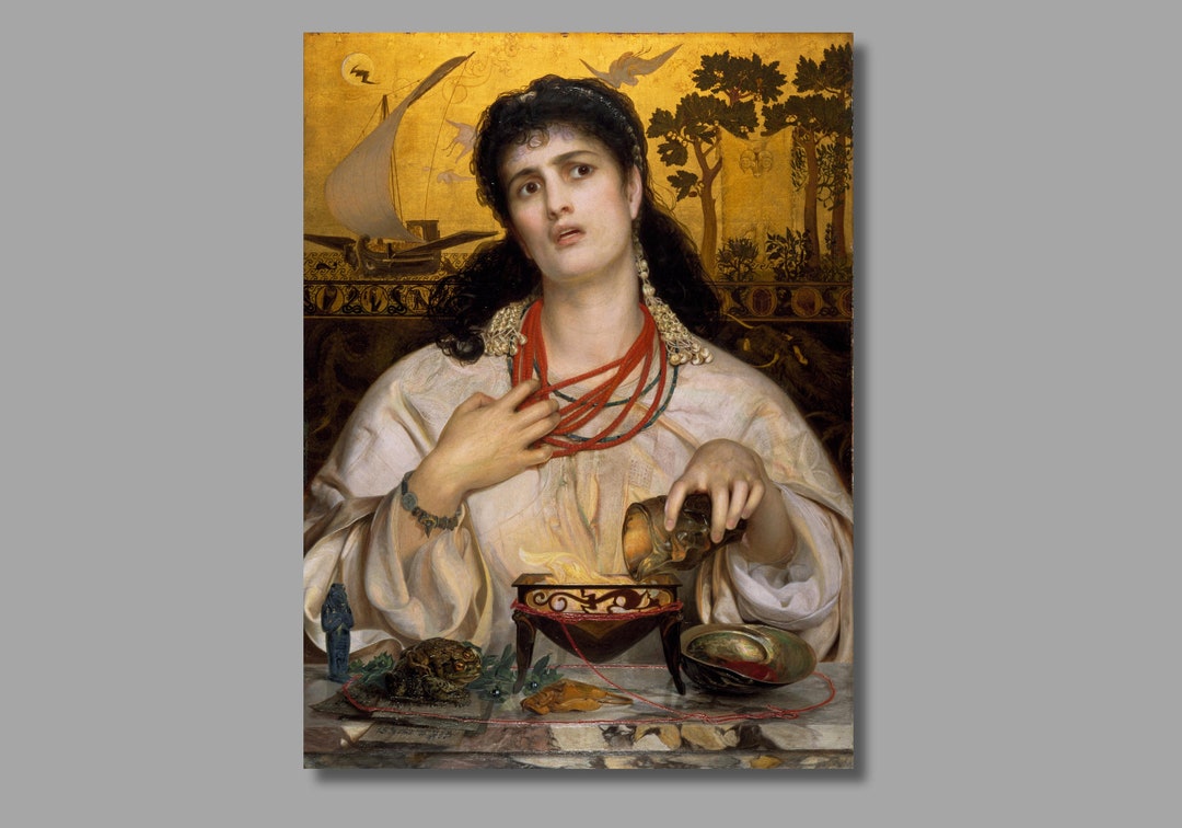 Frederick Sandys Medea Art Print, 1868 Canvas Wall Decor - Etsy Australia