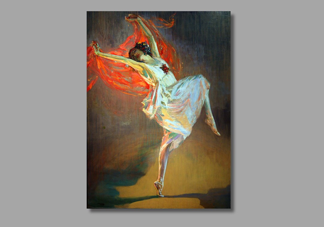 Anna Pavlova Canvas Art Print, John Lavery Ballet Painting - Etsy