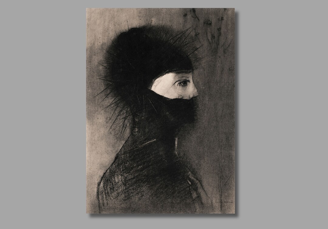 Odilon Redon Armor 1891 Art Print, Canvas Print, Odilon Redon Canvas ...