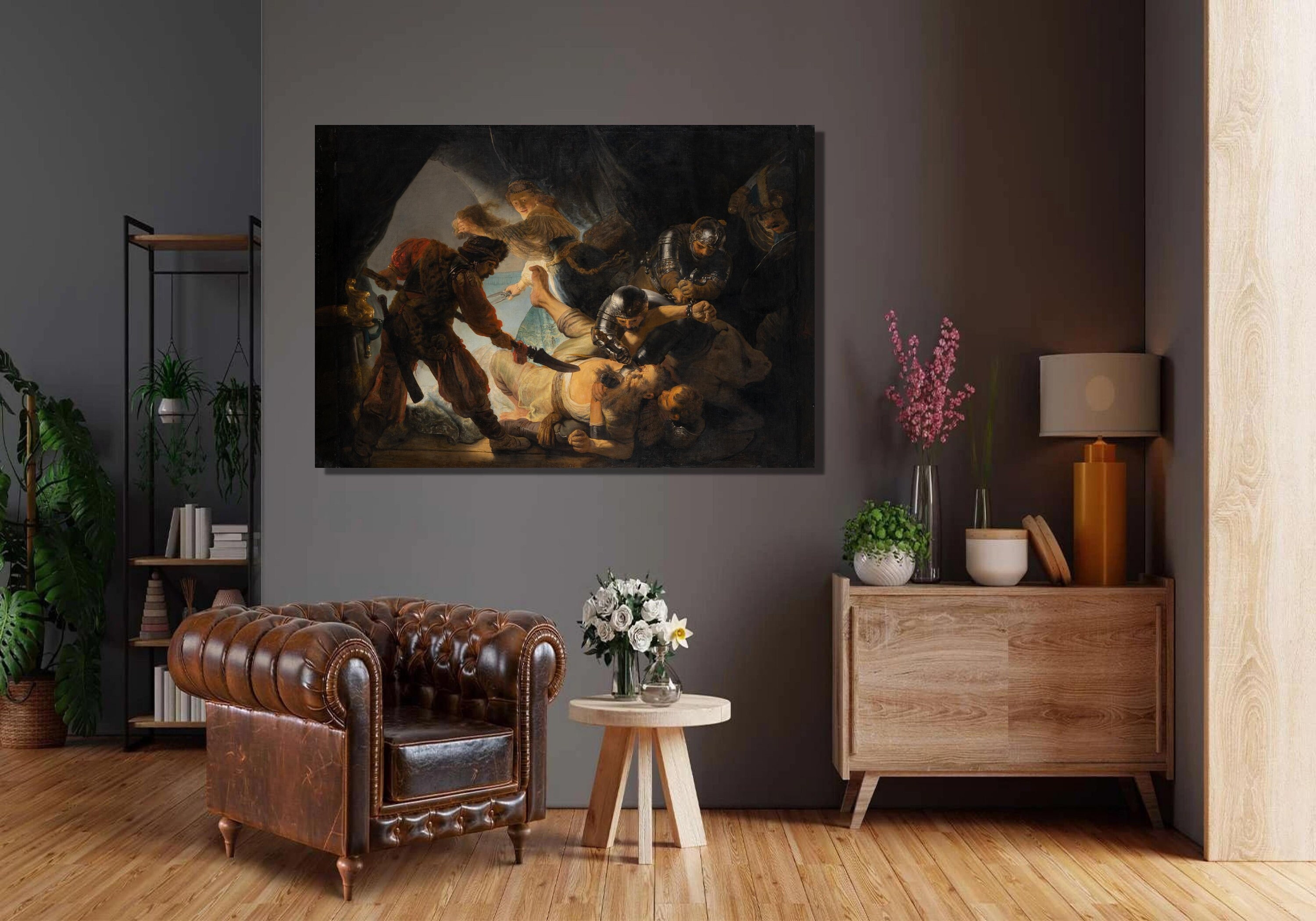 Rembrandt the Blinding of Samson Art Printrembrandt Van Rijn - Etsy