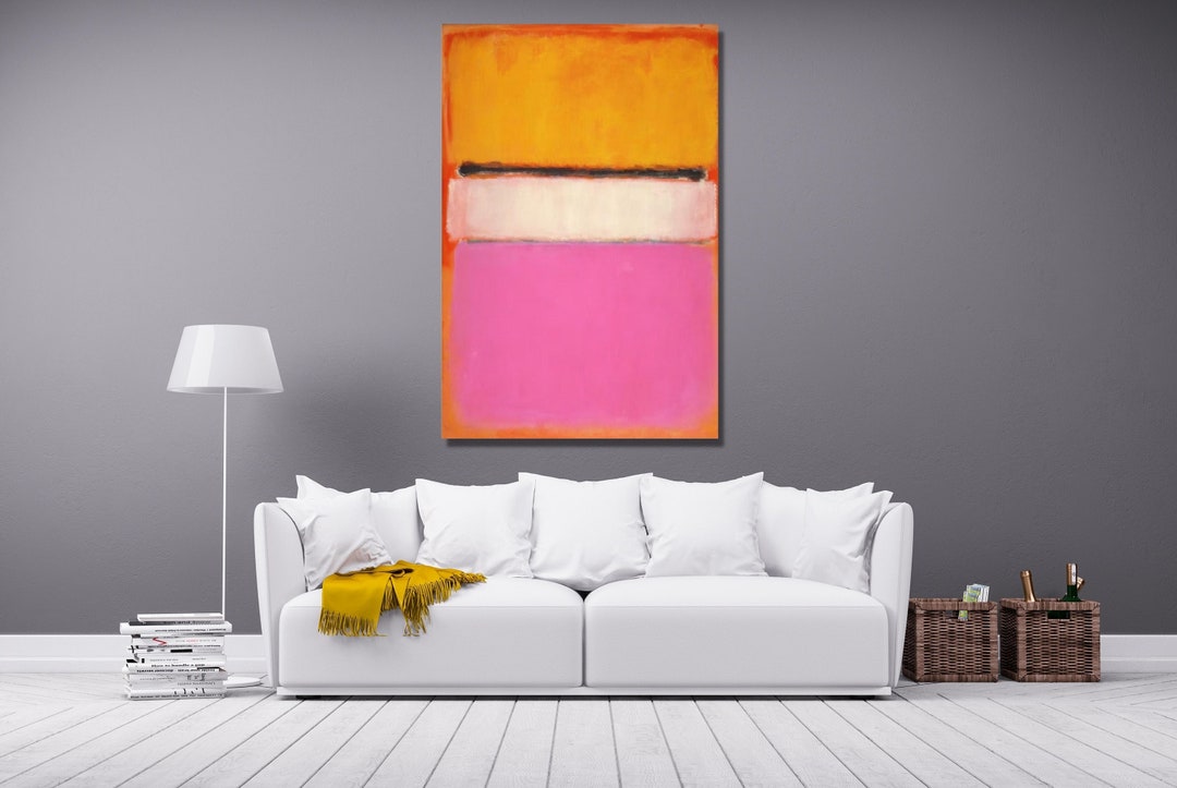 Mark Rothko White Center Art Print,canvas Wall Art,rothko Art Museum ...