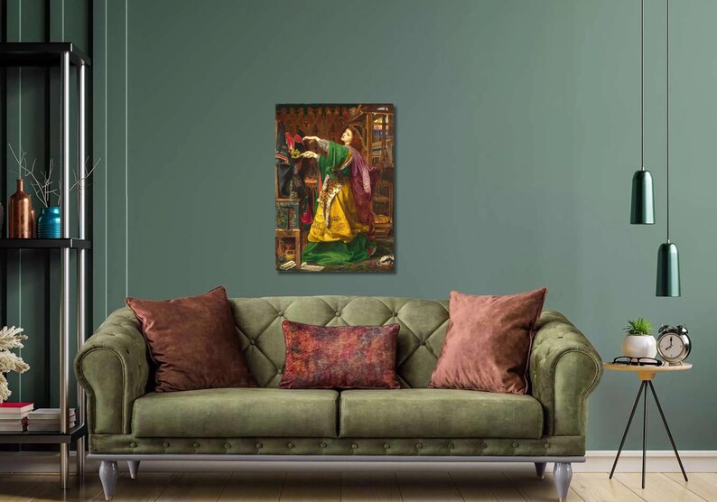 Frederick Sandys Morgan Le Fay Canvas Art Print - Etsy