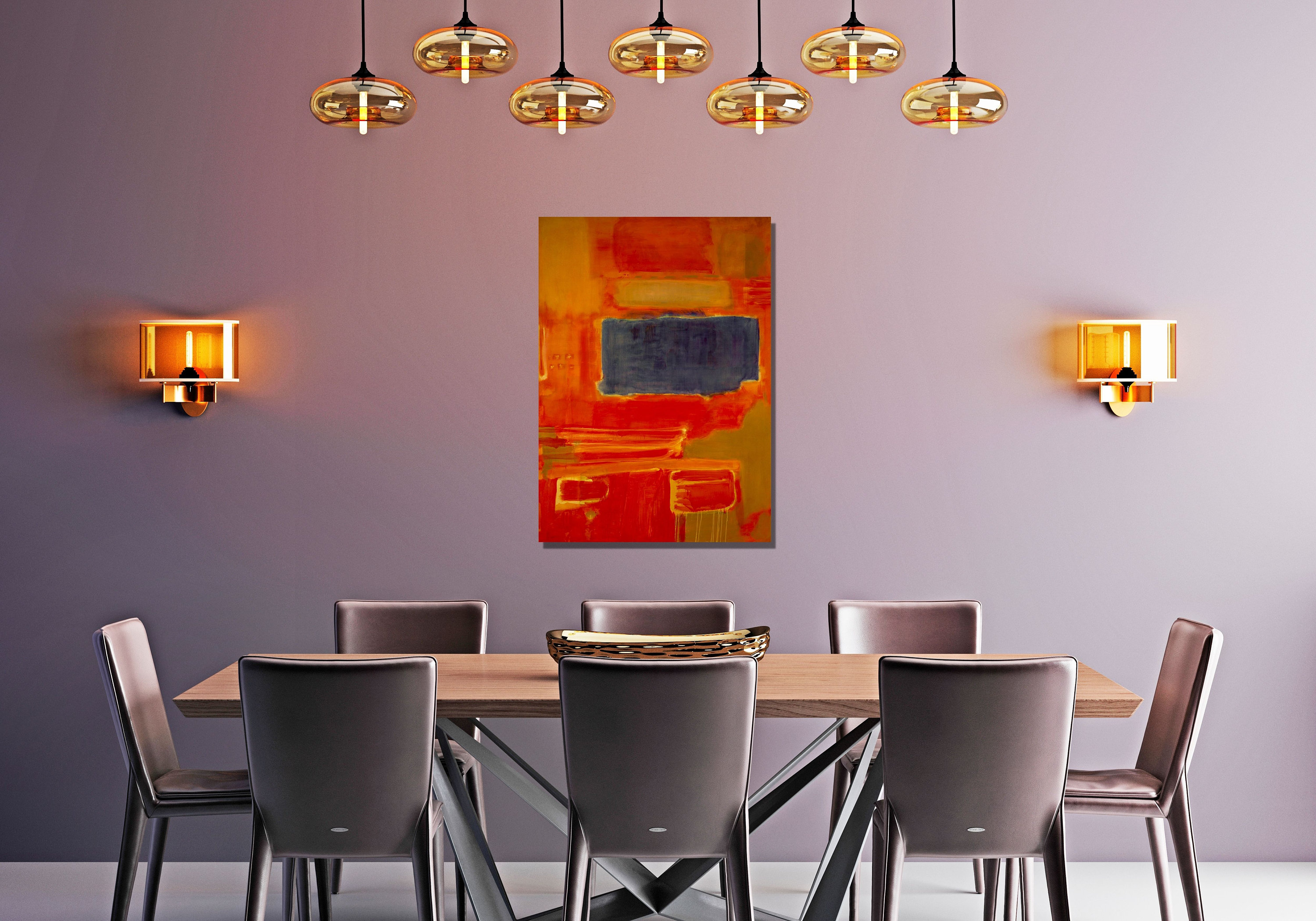 Mark Rothko Untitled multiform, 1948 Art Print, Canvas Wall Art, Rothko ...