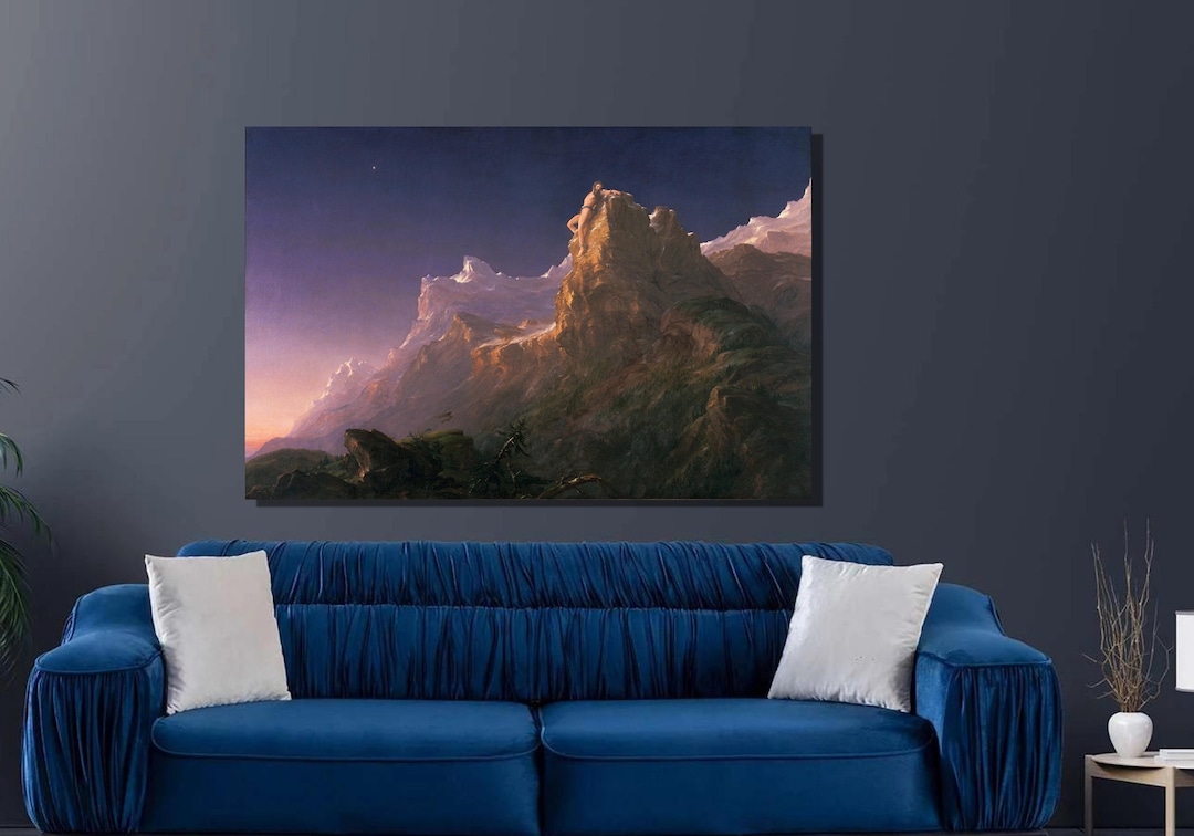 Thomas Cole Prometheus Bound Art Print,thomas Cole Canvas Wall Art ...