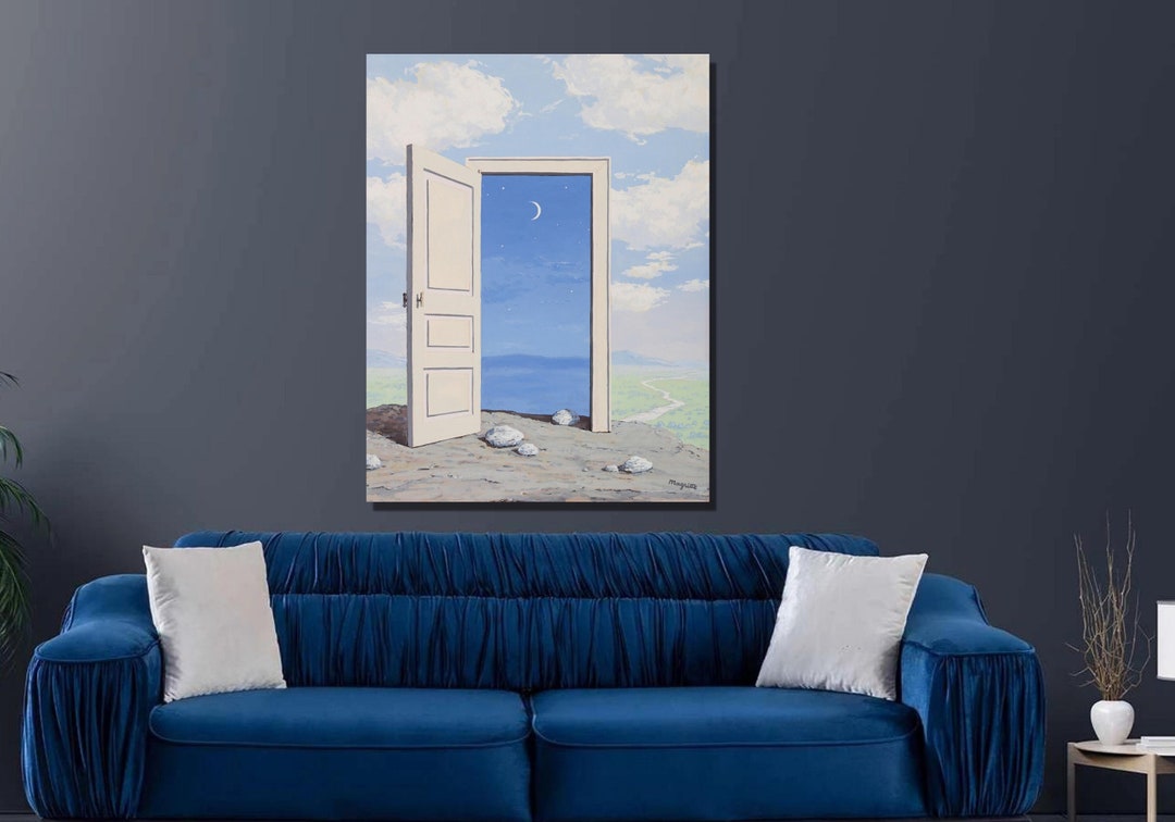 Rene Magritte 'the Knowledge' Art Print: Surrealist Canvas Wall Decor ...