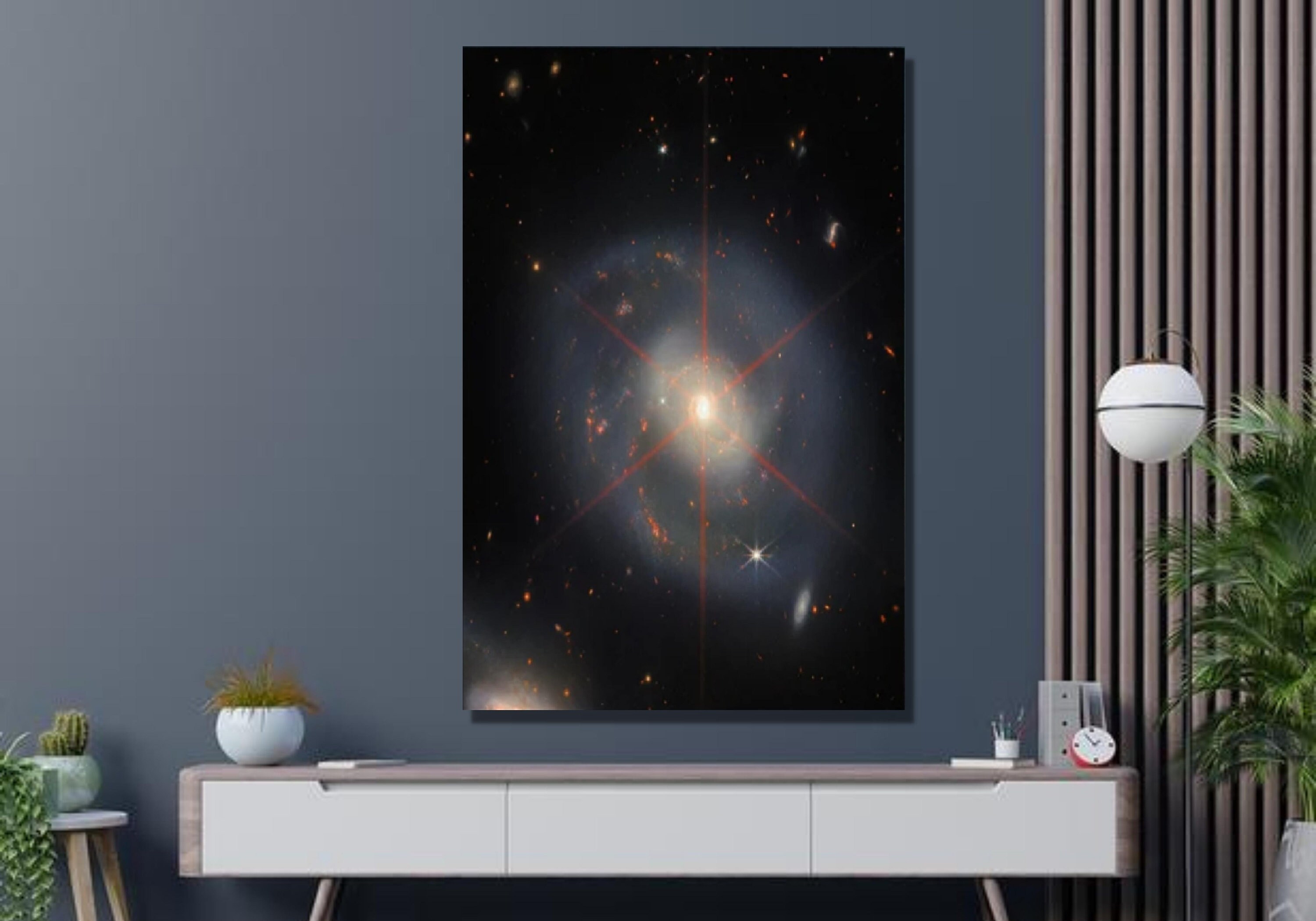 Pegasus Constellation Poster spiral Galaxy NGC 7469 james - Etsy