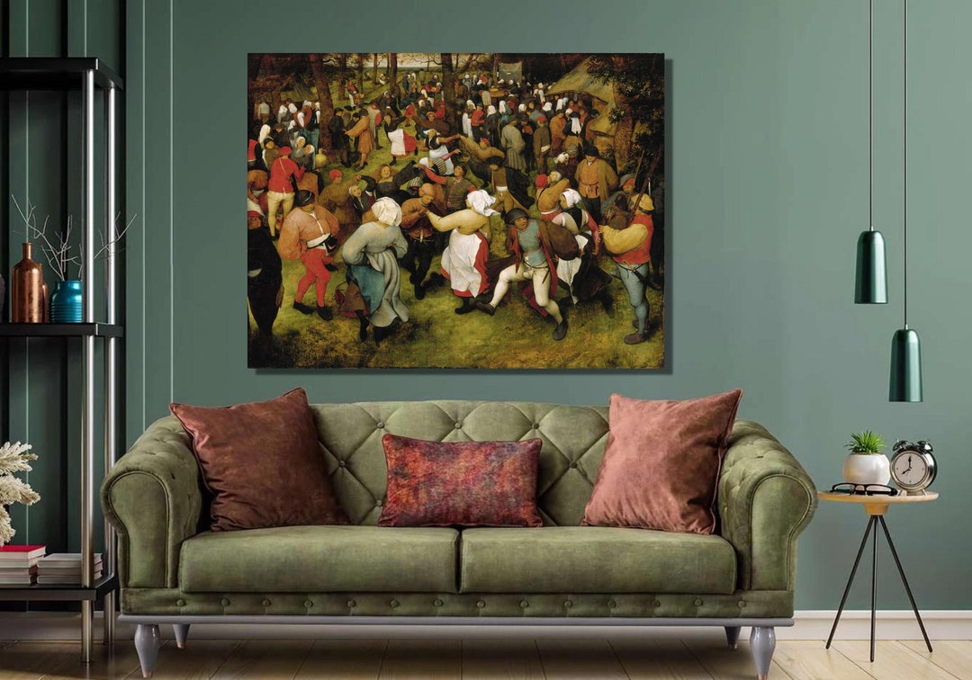 Pieter Bruegel the Wedding Dance Art Print,pieter Bruegel Canvas Wall ...