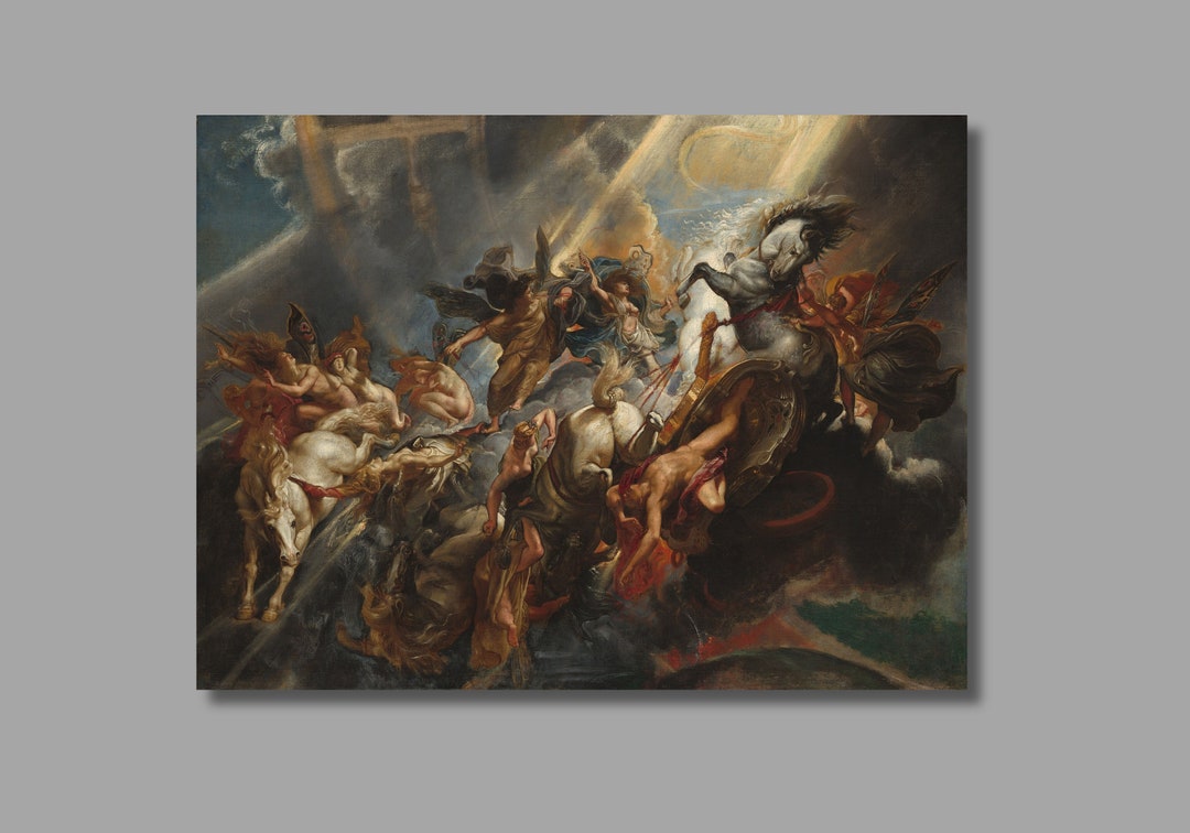 Rubens the Fall of Phaeton Canvas Art Print, Baroque Painting - Etsy