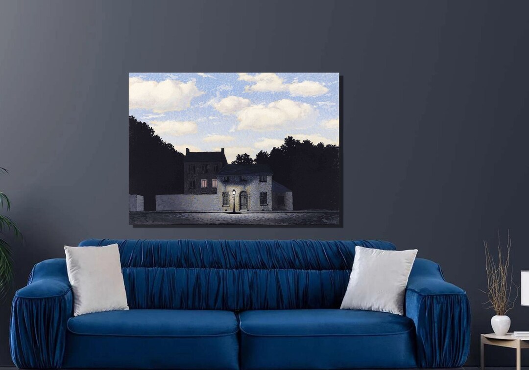 Rene Magritte 'empire of Light' Surrealism Art Canvas Print - Etsy