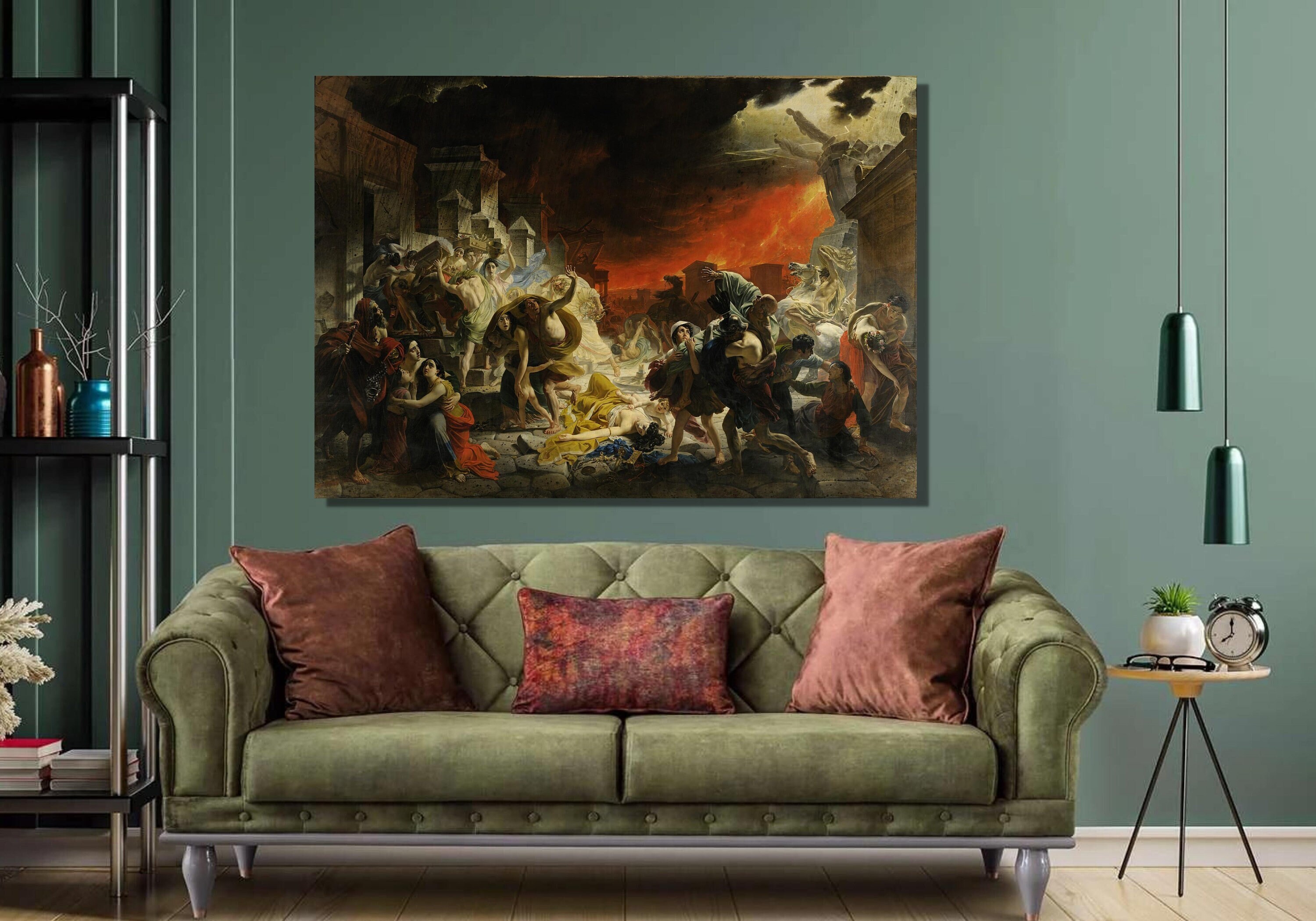 Karl Briullov the Last Day of Pompeii Art Print,karl Briullov Canvas ...