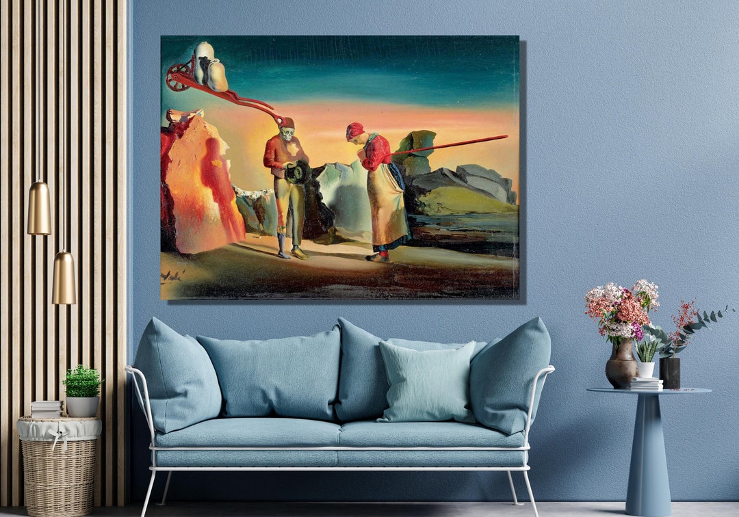 Salvador Dali 'atavism at Twilight' Canvas Art Print - Etsy