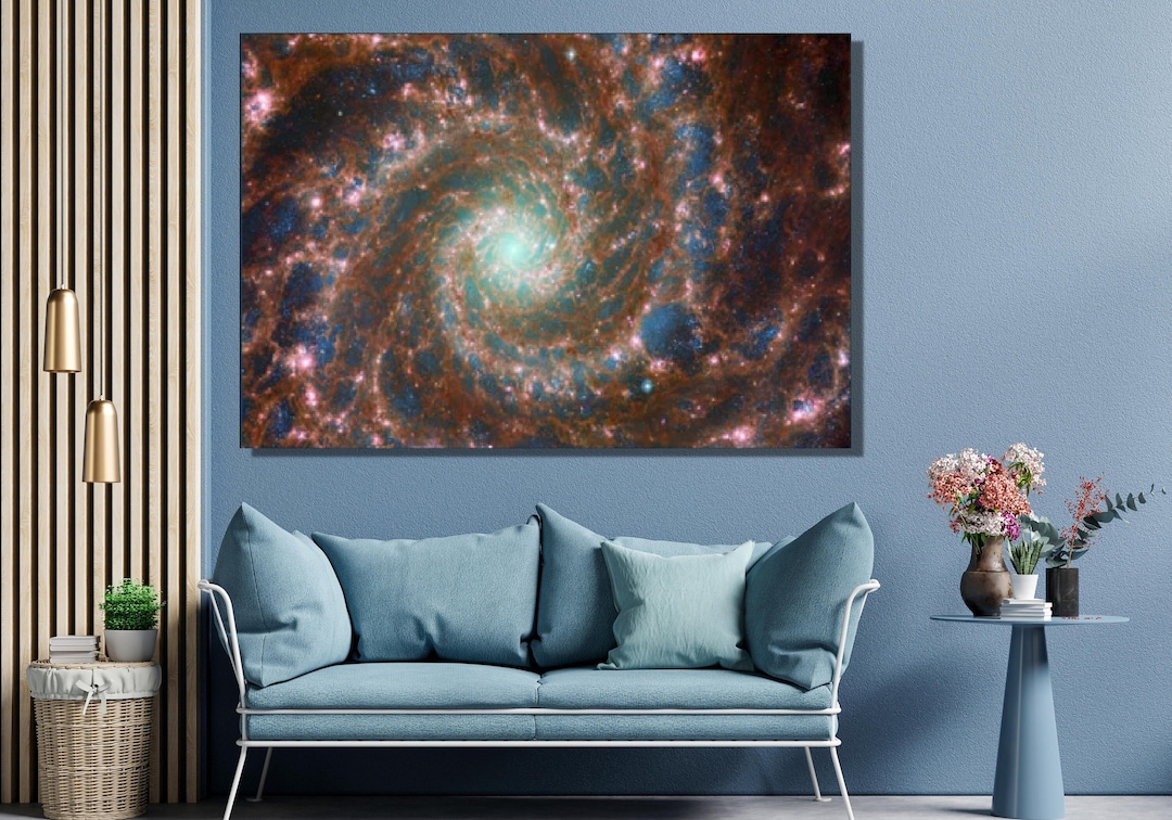 Phantom Galaxy Poster ,phantom Galaxy,james Webb Space Telescope ...