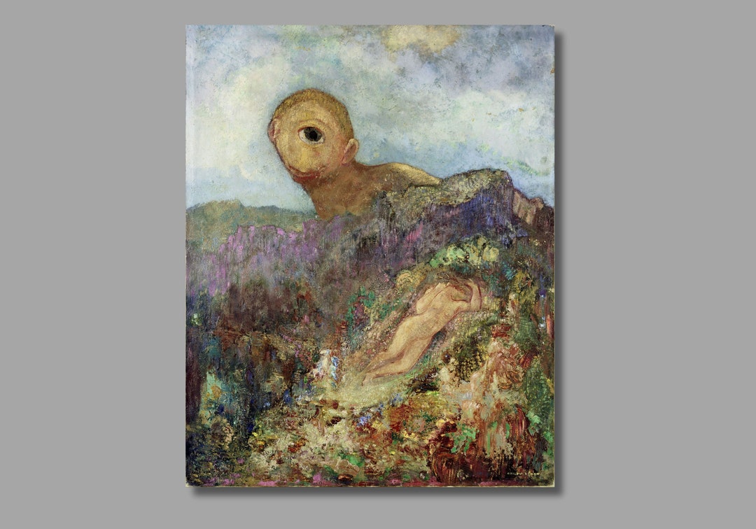 Odilon Redon the Cyclops Art Print, Mythology Print, Odilon Redon ...
