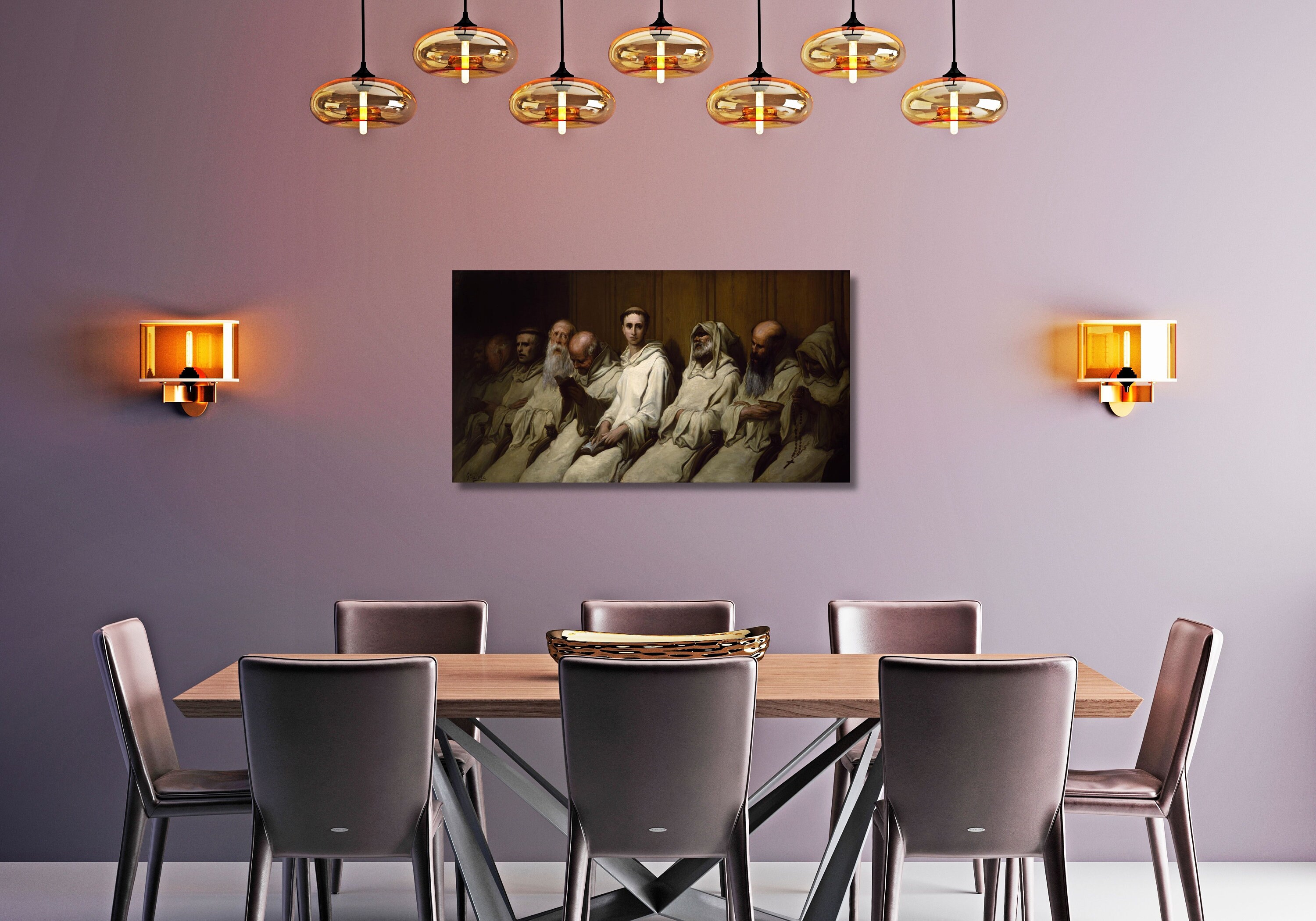 Gustave Dore the Neophyte first Experience of the Monastery Art Print ...