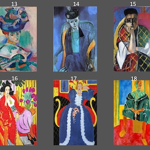 Set of 3 Henri Matisse Canvas Wall Art,henri Matisse Artwork,canvas ...