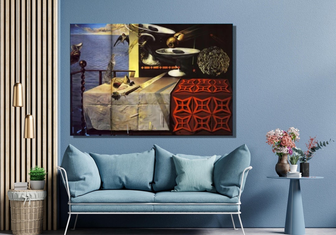 Salvador Dali 'fast Moving' Canvas Art Print: Living Room Decor - Etsy