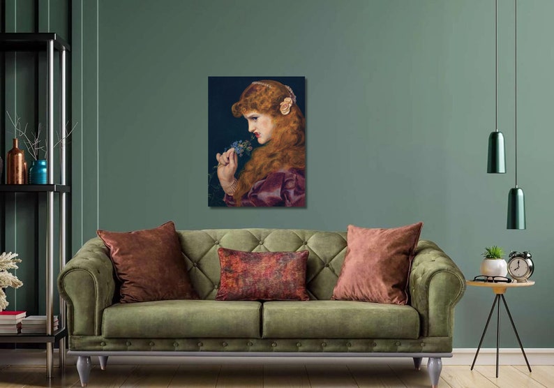 Frederick Sandys Love's Shadow Art Print, Victorian Canvas Wall Decor ...