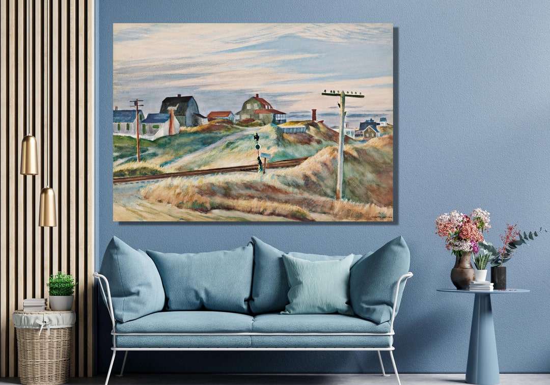 Edward Hopper Cottages at North Truro Art Print,edward Hopper Canvas ...
