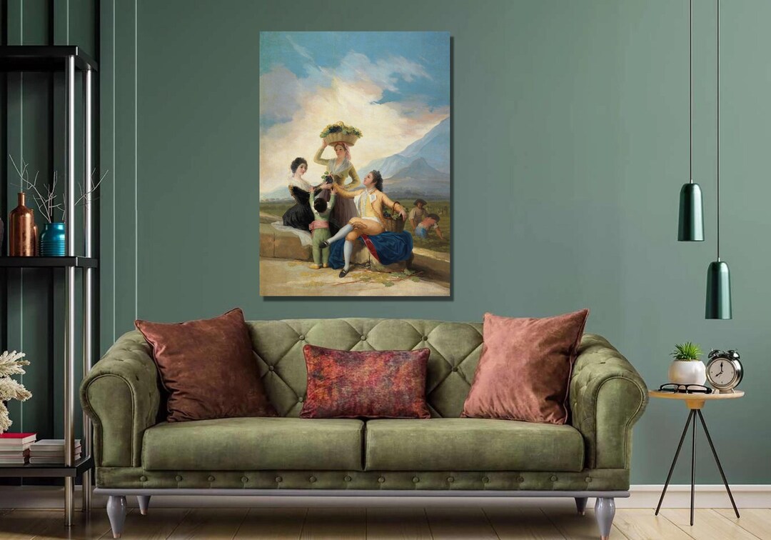 Francisco Goya the Grape Harvest Art Print, Francisco Goya Autumn ...