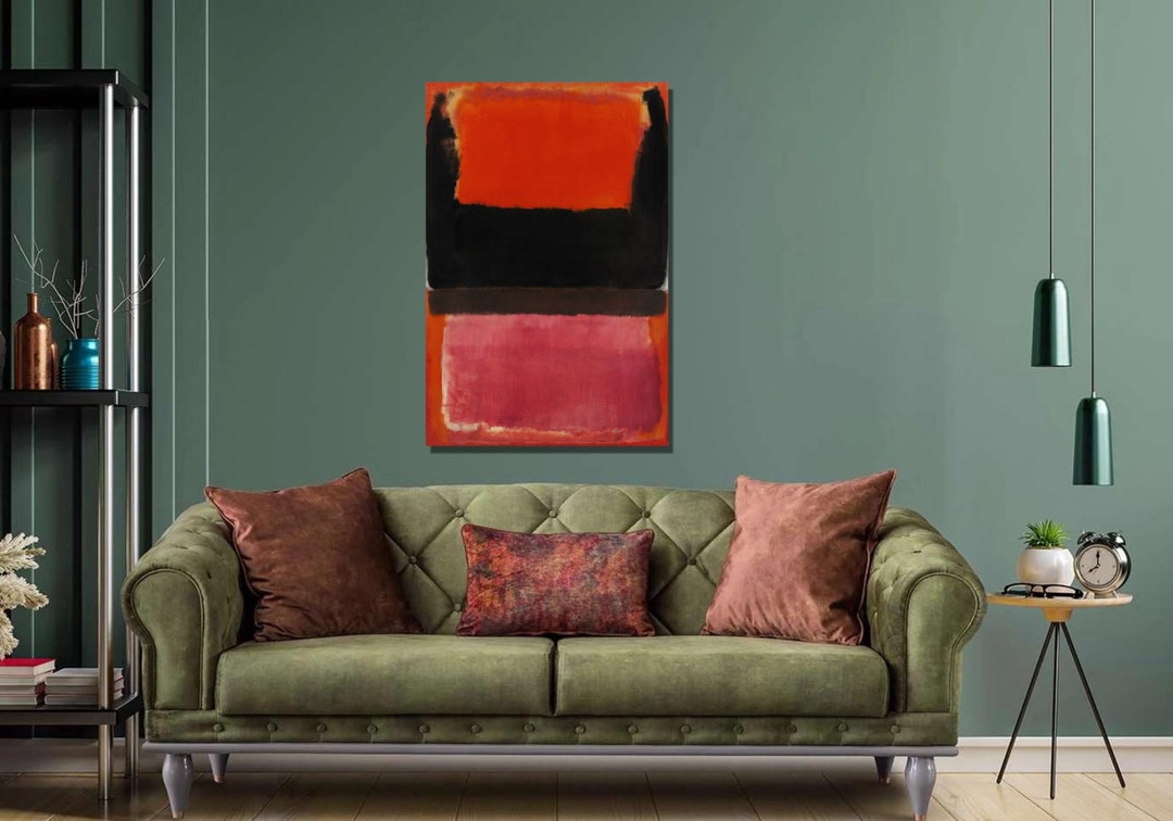 Mark Rothko No. 21 (red, Brown, Black and Orange) , 1951 Art Print ...