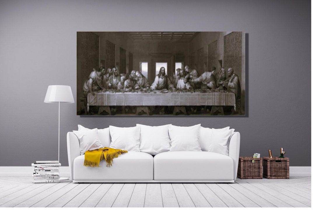 The Last Supper by Leonardo Da Vinci, Da Vinci Canvas Wall Art, Canvas ...