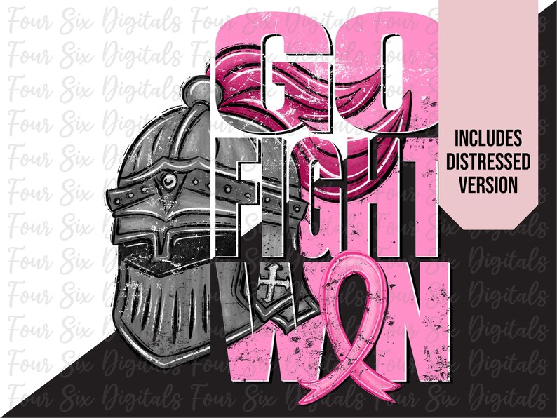 Go Fight Win Knights Png, Breast Cancer Awareness, Knight Mascot, Pink ...