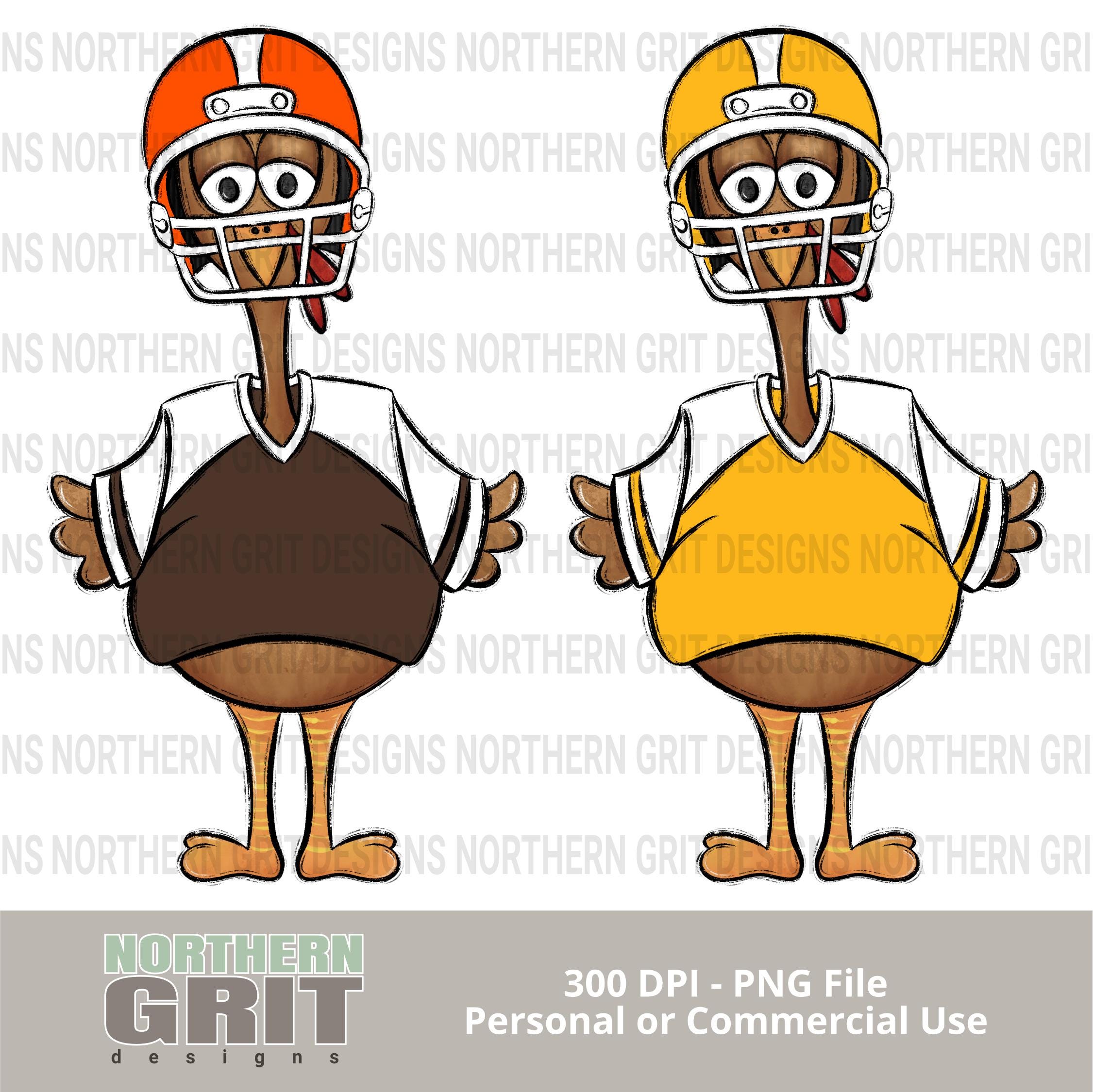 Football Turkey PNG Bundle, Football Turkey Clipart Bundle ...