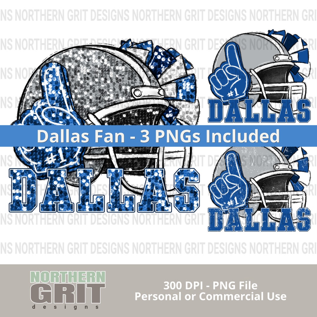 Dallas Football Fan Png, Football Fan DTF Design, Dallas Football Png ...