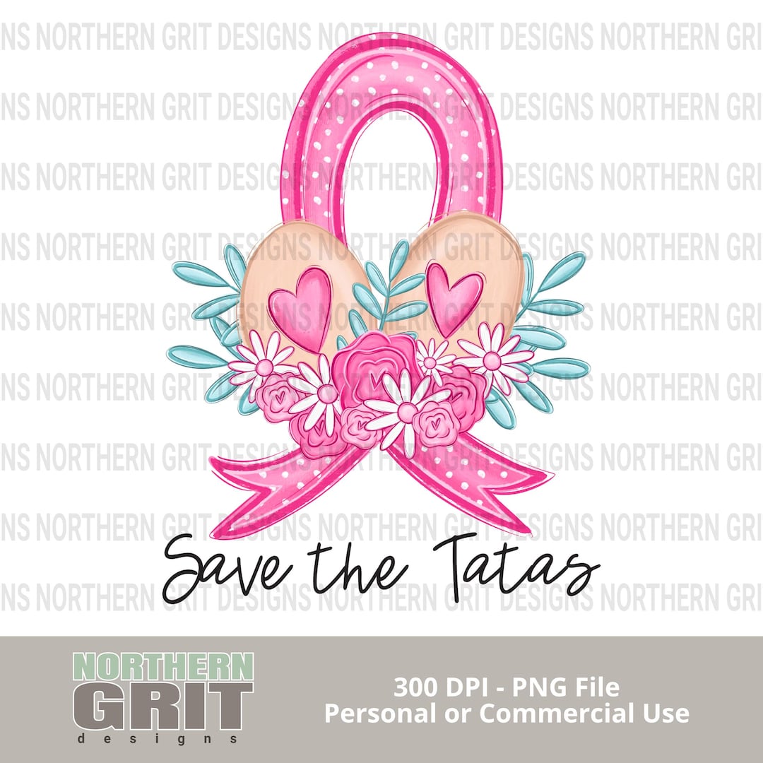 Save the Tatas Png, Breast Cancer Awareness Png, Pink Out, Awareness ...