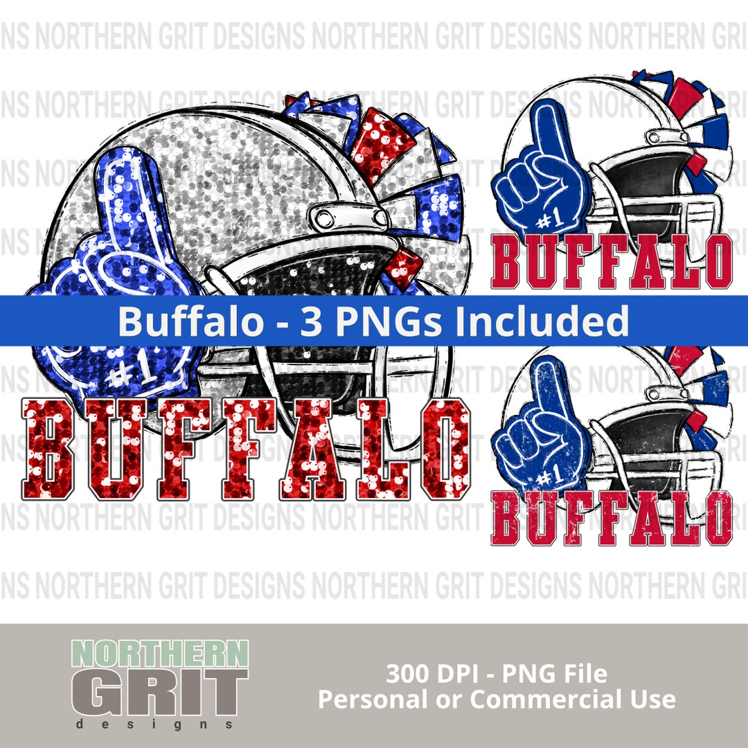 Buffalo Football Fan Png, Football Fan DTF Design, Buffalo Football Png ...
