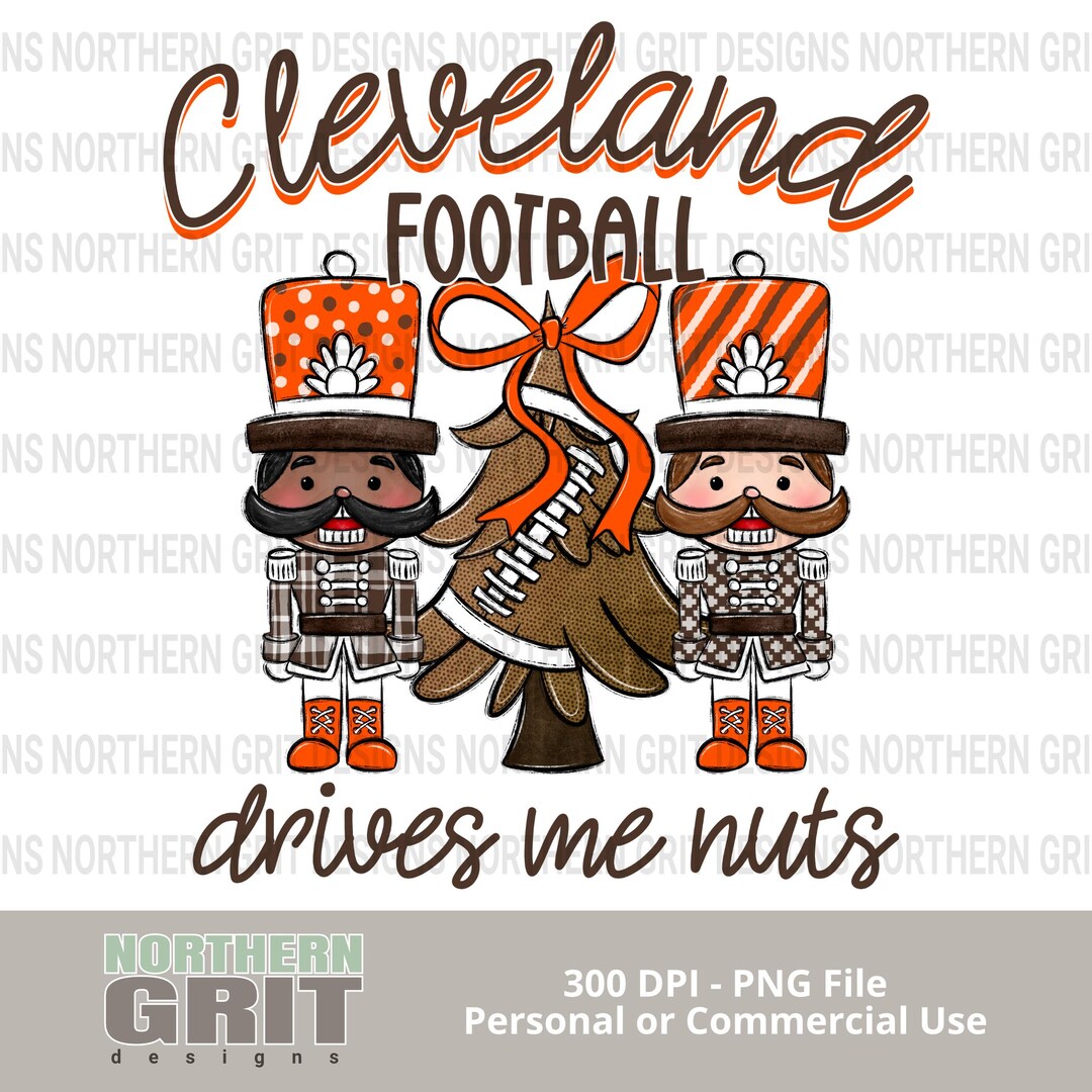 Nutcracker Football Png, Cleveland Football Drives Me Nuts, Nutcracker ...