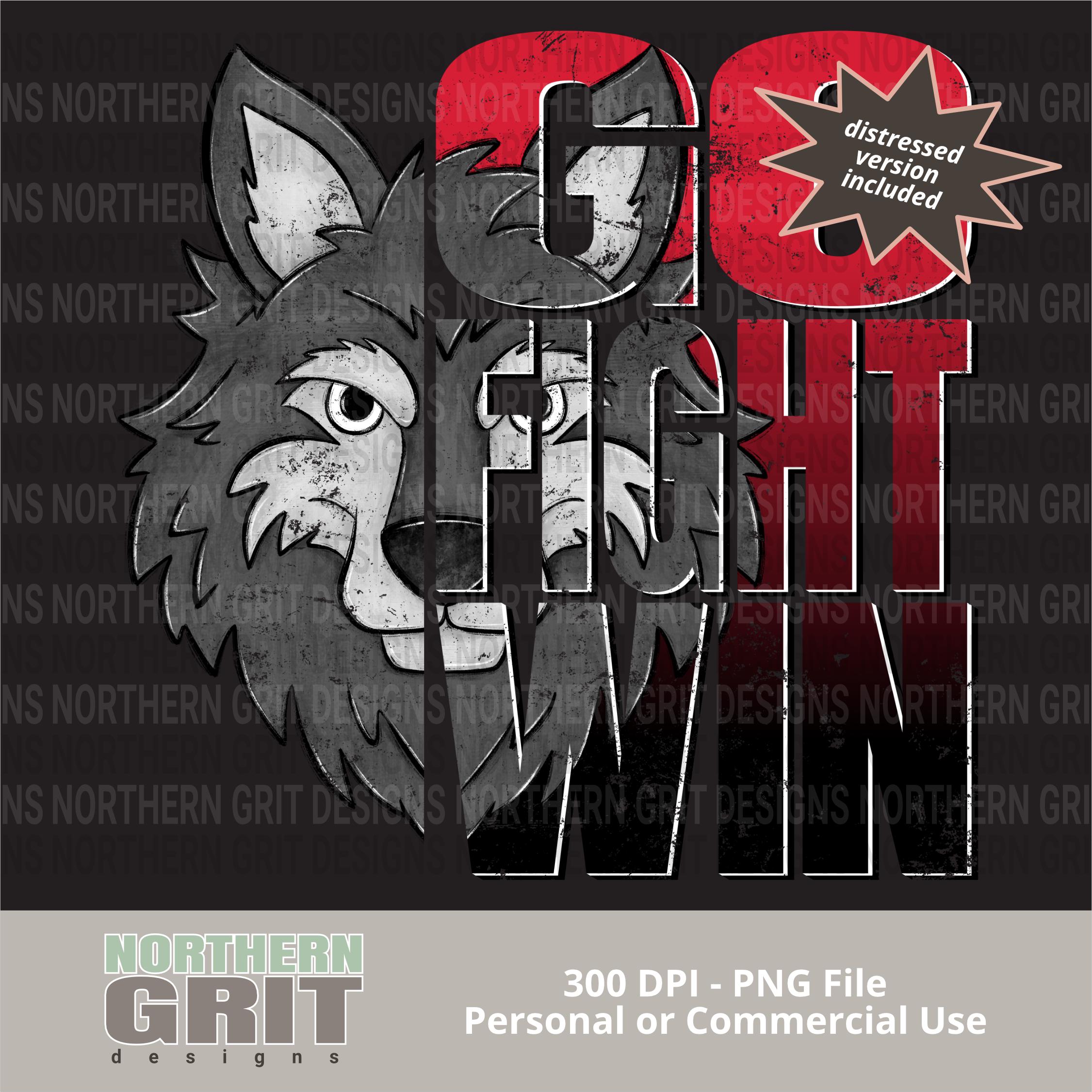 Go Fight Win Wolves Png, Wolves Png, School Spirit, Wolves Mascot ...