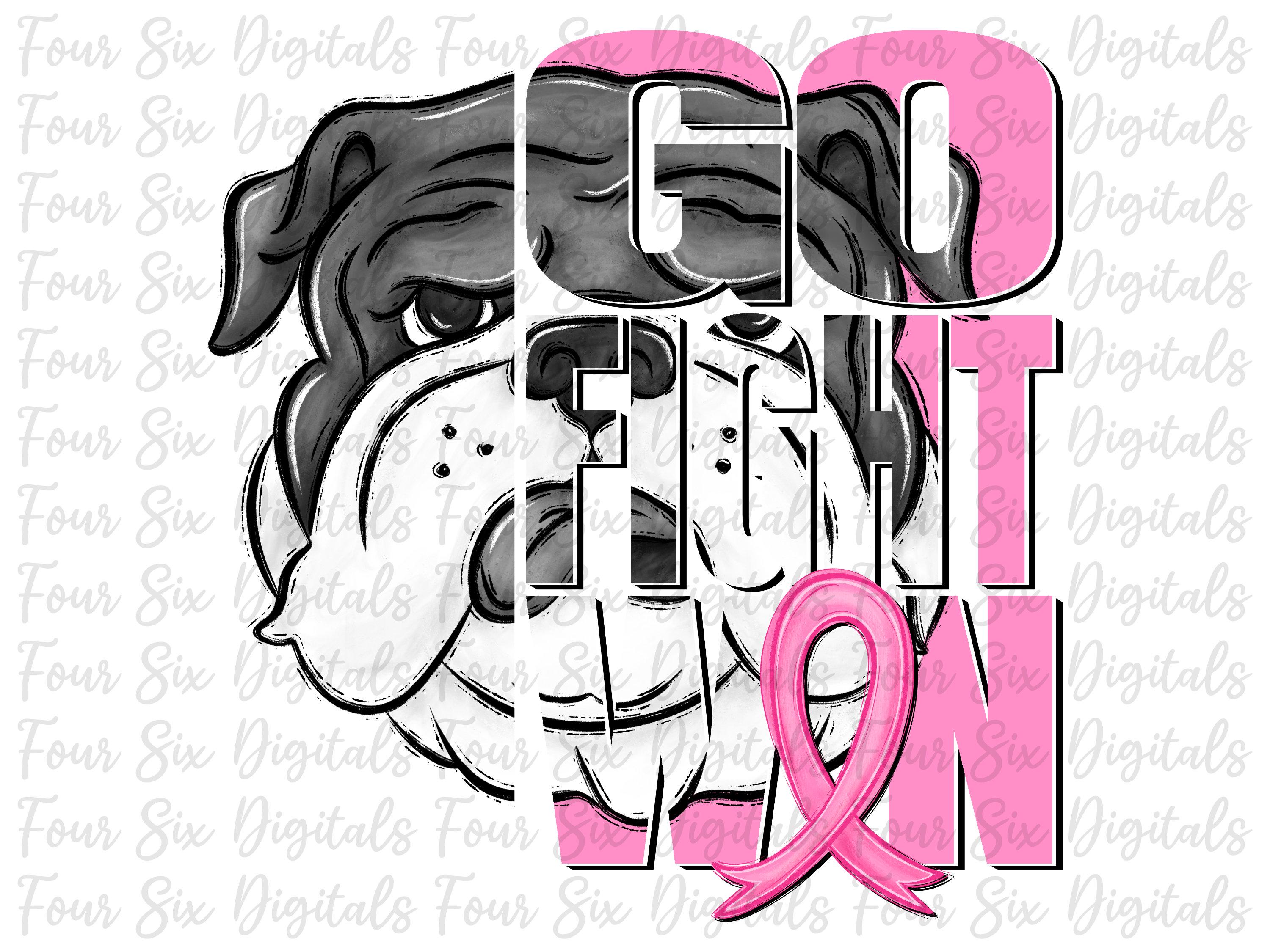 Go Fight Win Bulldogs Png, Breast Cancer Awareness, Bulldogs Mascot ...