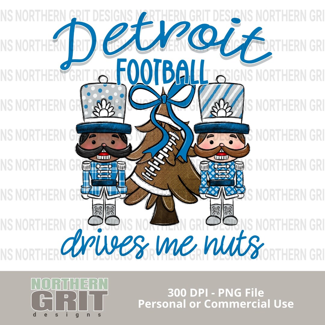 Nutcracker Football Png, Detroit Football Drives Me Nuts, Nutcracker ...