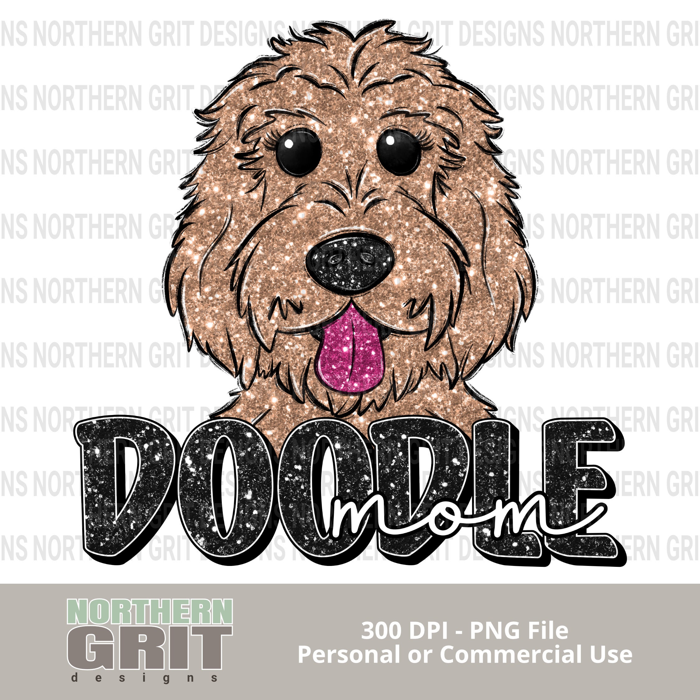 Doodle Mom Png, Faux Glitter Doodle, Doodle Mom Sublimation, Doodle Mom ...