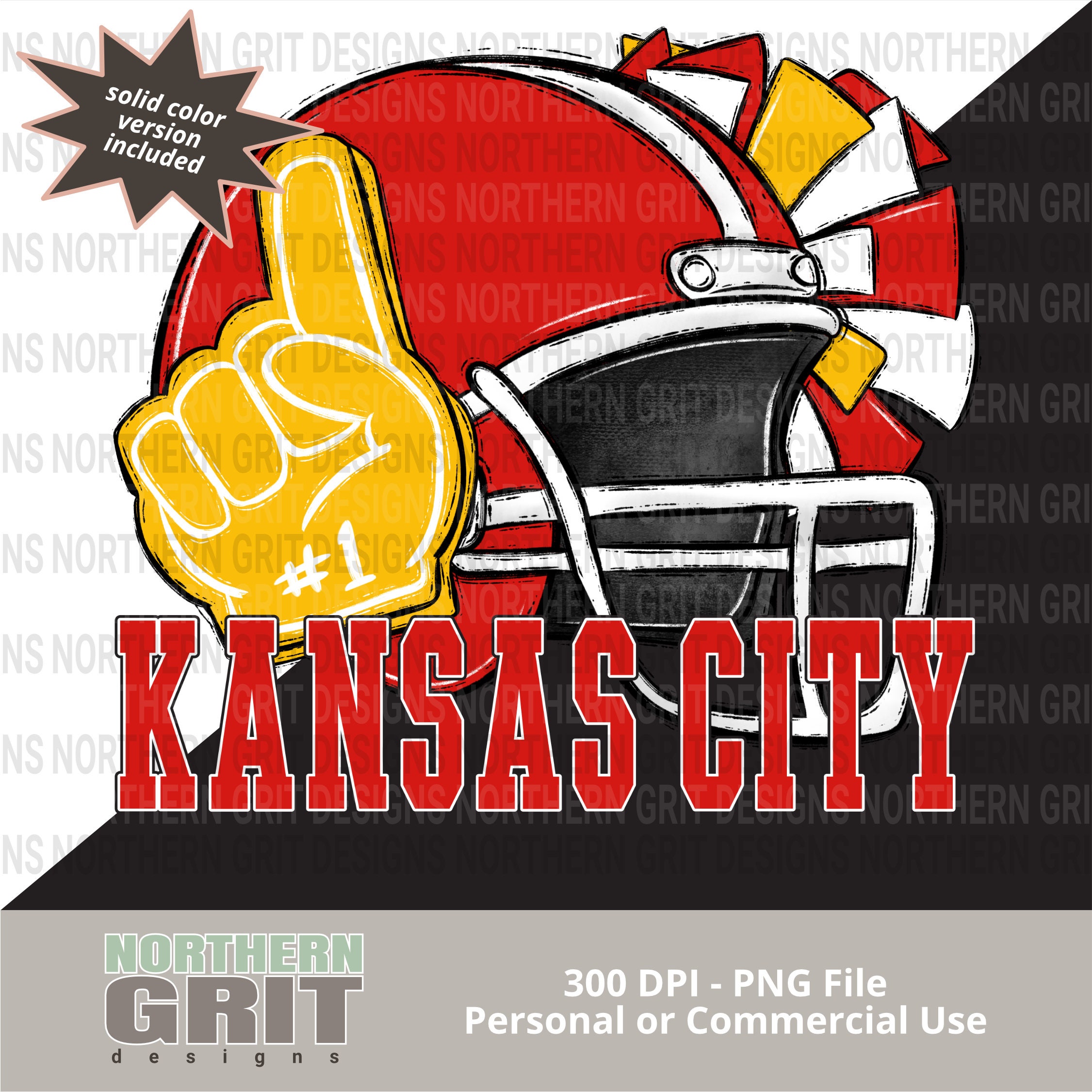 Kansas City Football Fan Png, Football Fan DTF Design, Kansas City ...
