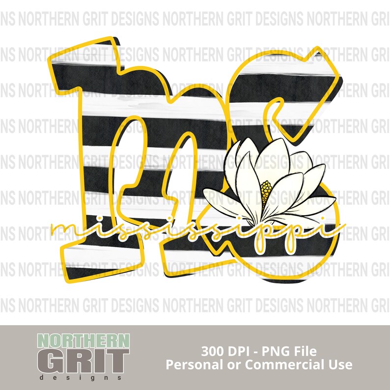 Mississippi Png, Mississippi Magnolia Png, Mississippi DTF Design, Mississippi Digital, MS Png ...