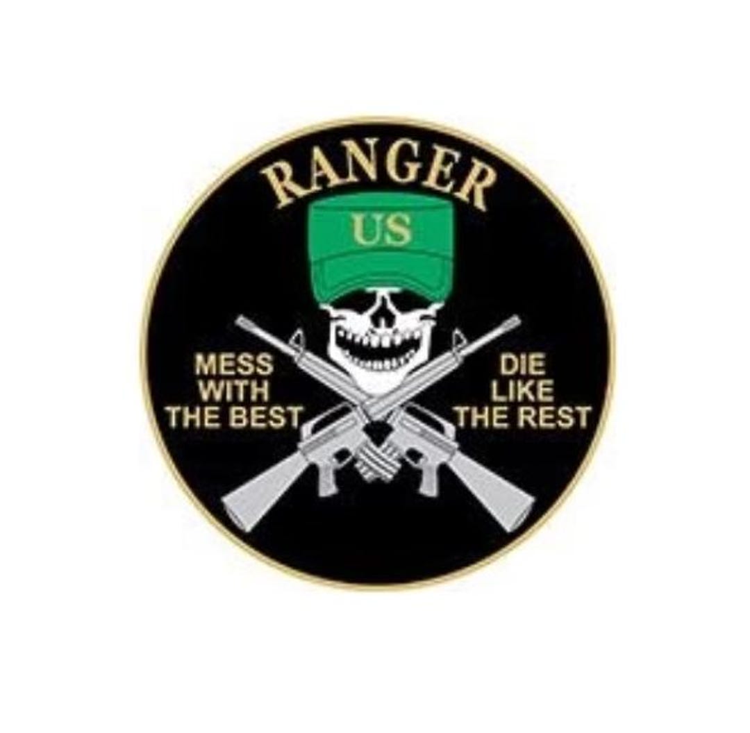 Custom Made Gothic Lapel Pins U.S Army Ranger Mess With the Best Patch ...