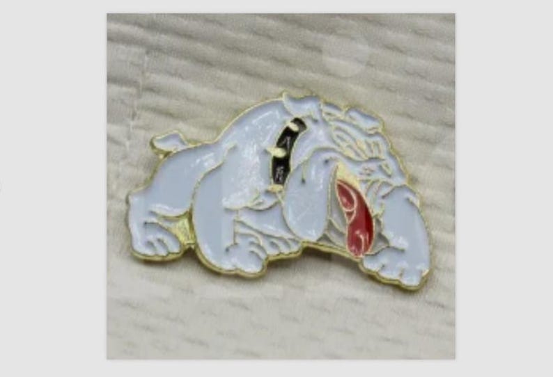 Custom Made Gothic Lapel Pins Mack USMC Bulldog Sempfi USMC Evil ...