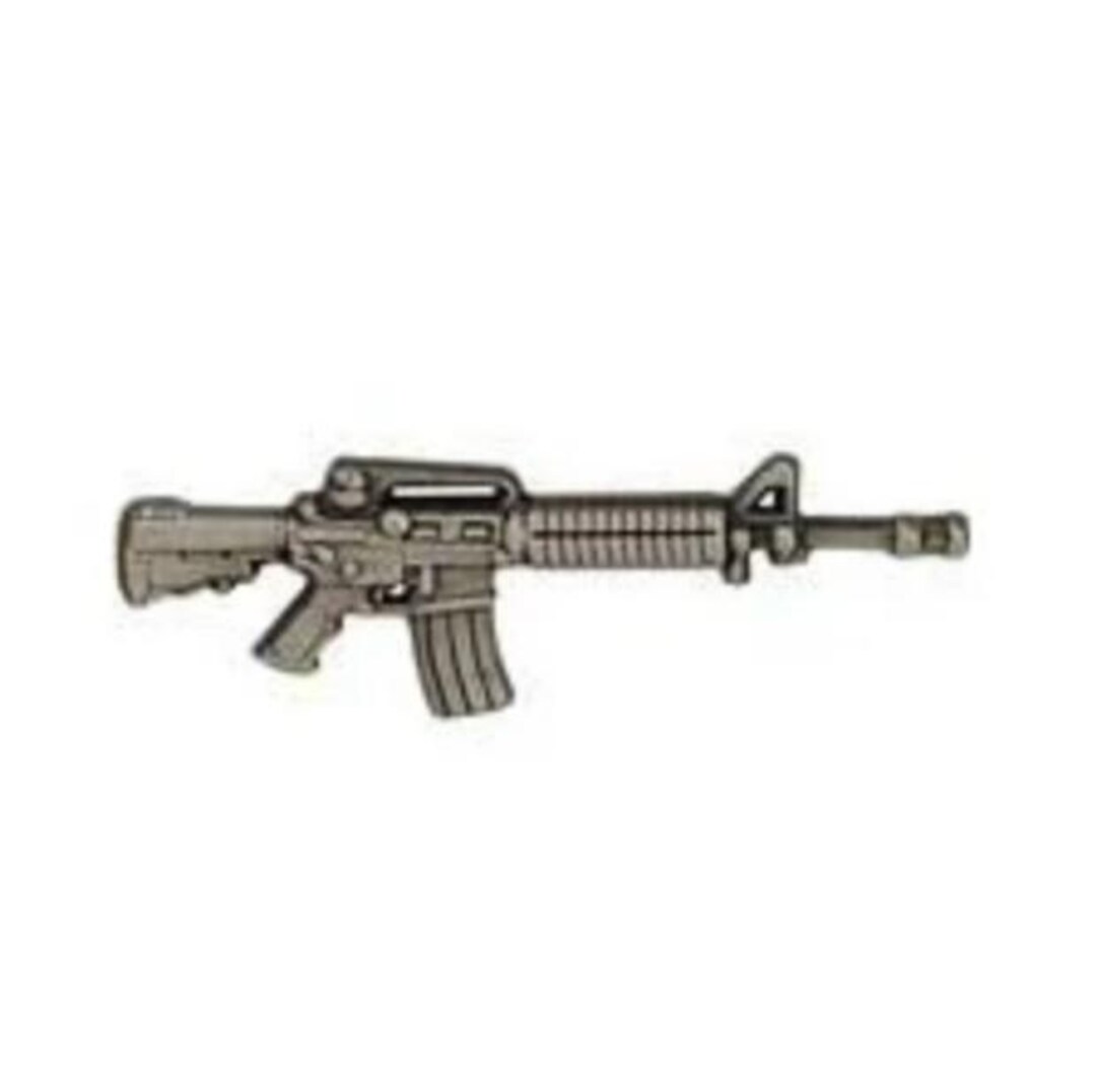Custom Made Gothic Lapel Pins Rifle M-16/AR-15 A2 Compact Vintage Gift ...