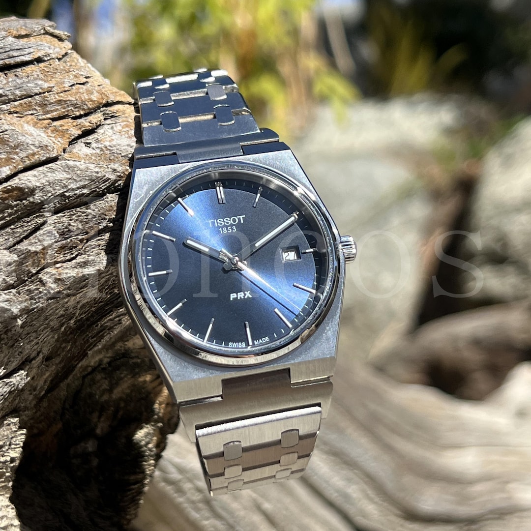 Custom Made MODS PRX QTZ 40MM Blue Dial Watch T137.410.11.041.00 Custom ...