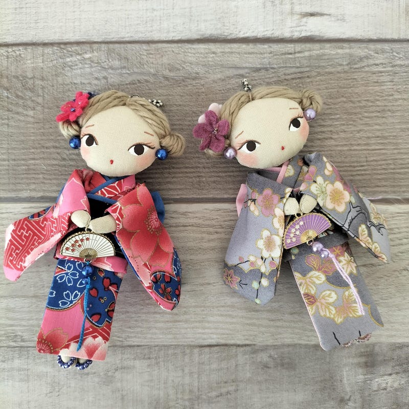 Japanese Fan Charm - Etsy