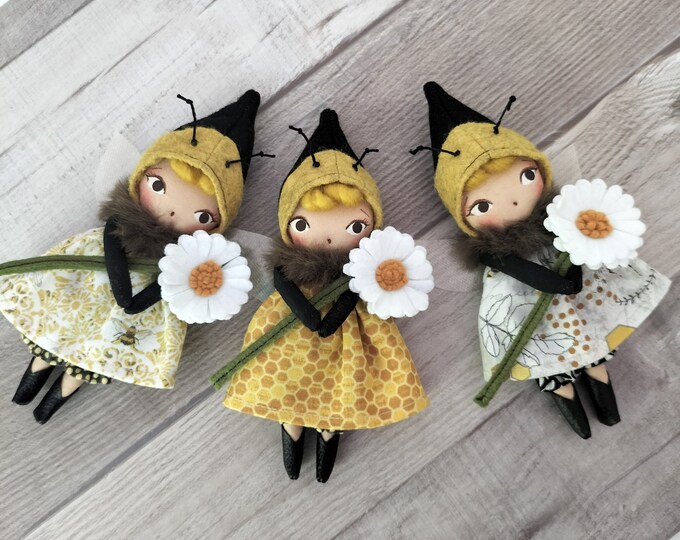 Handmade Charm Doll Bee, Small Doll - Etsy